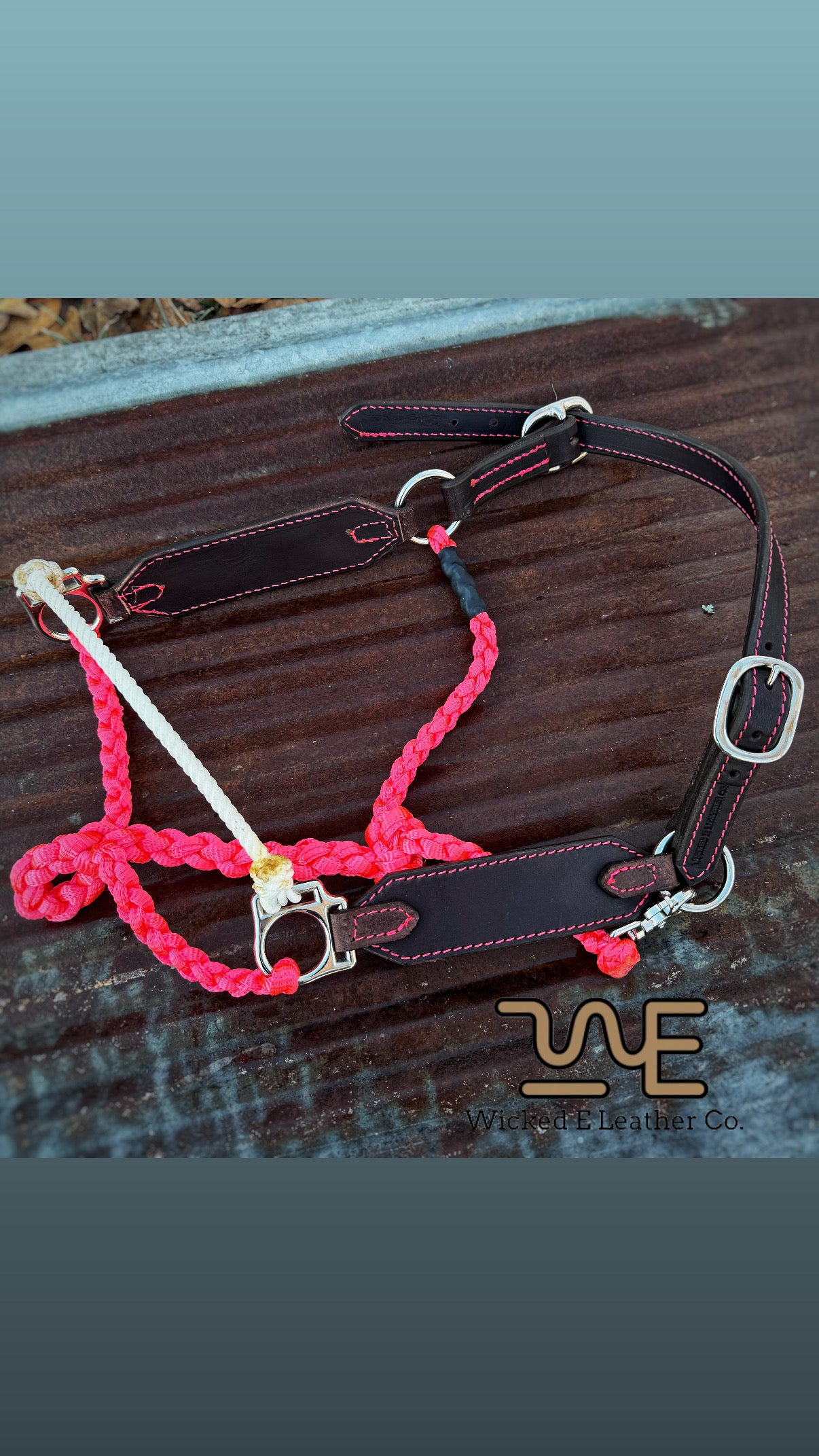 Barbie buckaroo working hybrid halter – Wicked E Leather Co.