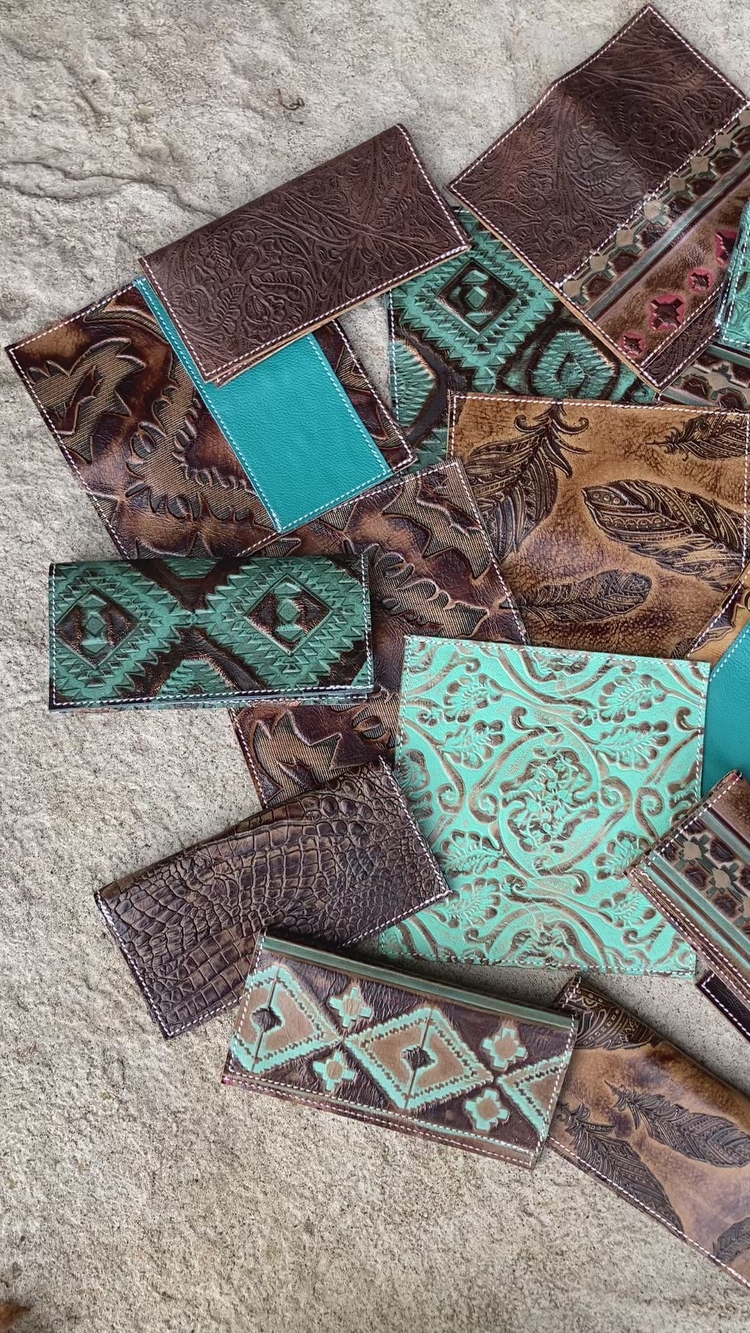 Western checkbook covers – Wicked E Leather Co.